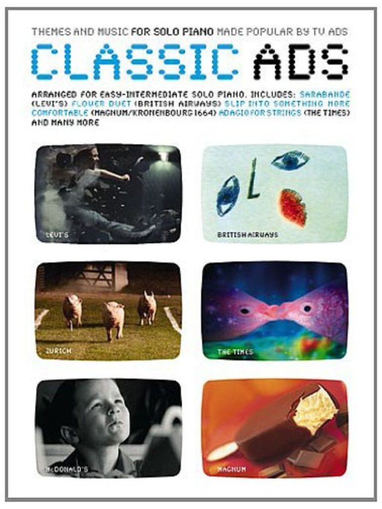 Classic Ads For Solo Piano