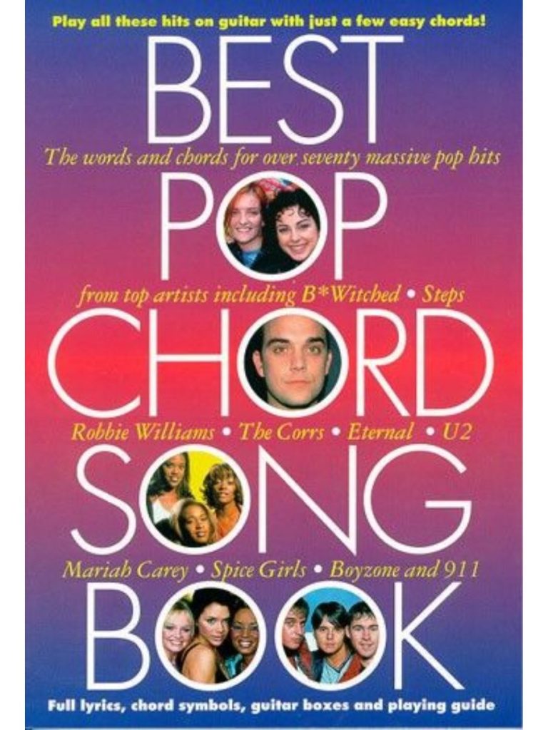 Best Pop Chord Songbook | Words Chords