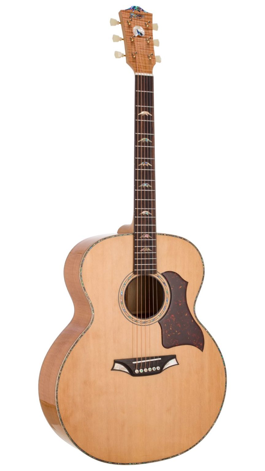 Bromo BAN7E Jumbo Acoustic-Electric Guitar | Solid Spruce Top