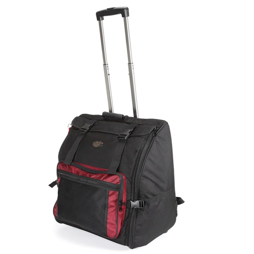 CNB PAB1600 WH120 | 120 Bass Piano Accordion Trolley Bag | Black With ...